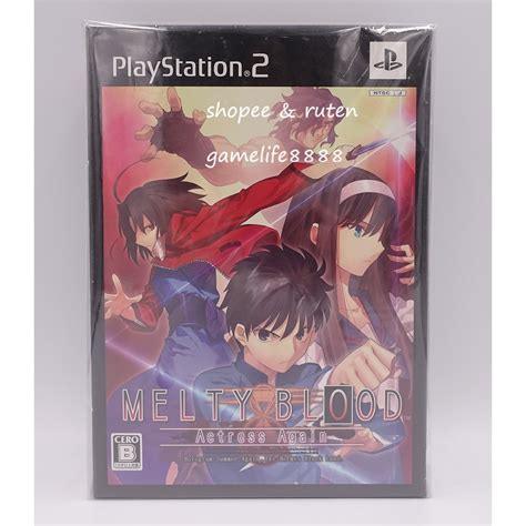 Ps2 月姬格鬥 逝血之戰再臨 Melty Blood Actress Again 日版限定版 全新 蝦皮購物