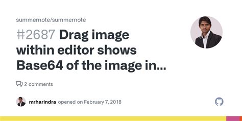 Drag Image Within Editor Shows Base64 Of The Image In Firefox · Issue