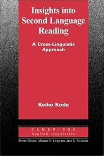 Insights Into Second Language Reading A Cross Linguistic A Mercadolivre