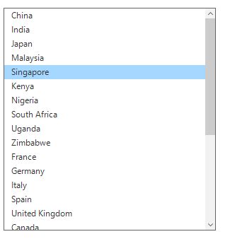 Selection In Windows Forms ListView Control Syncfusion