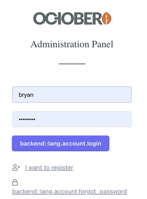 Admin Login Language Translations Missing Need Help October Talk