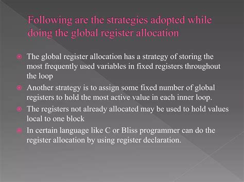 Register Allocation And Assignment Ppt