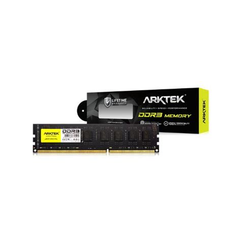 Arktek 4gb Ddr3 1600mhz Desktop Memory Crm Technology Pty Ltd