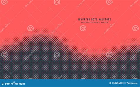 Inverted Dots Offset Half Tone Pattern Waveform Border Vector Abstract