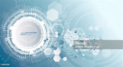 다양 한 기술적 요소와 추상적인 기술 배경입니다 구조 패턴 기술 배경 막입니다 벡터입니다 0명에 대한 스톡 벡터 아트 및 기타 이미지 Istock