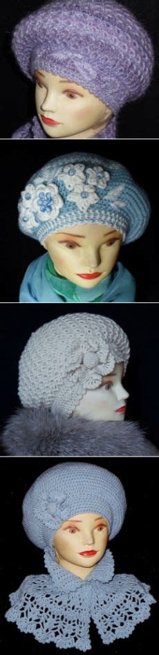 Береты Ольги Тарасовой Красота Crochet Hats Crochet Hats