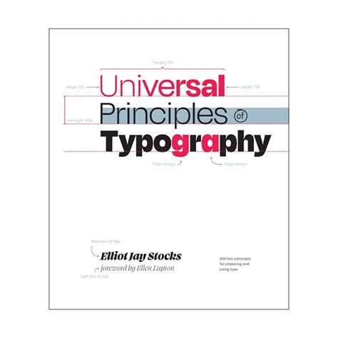 Universal Principles Of Typography 100 Key Concepts For Choosing And