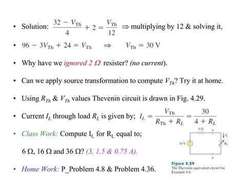 Circuit Theorems Linear Circuit Analysis PPT
