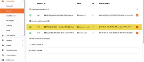 Deleting Networks Cleura Docs