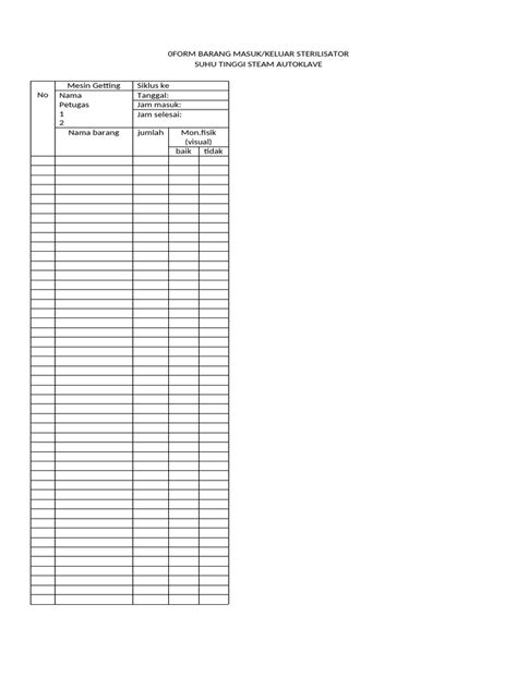 Form Barang Masuk Pdf