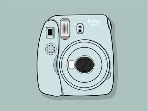 Polaroid Camera Drawing