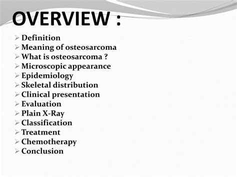 Osteosarcoma Pptx