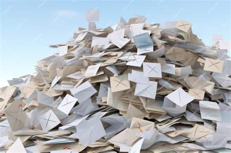 Premium Ai Image Large Pile Of Unopened Letters Mail Letters