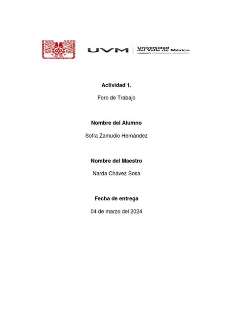 Act 1 Foro De Trabajo Mf Pdf Bancos Interés