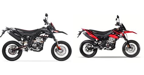 Motorrad Vergleich Zündapp ZXM 125 2018 vs Malaguti XSM 125 Supermoto 2021