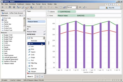 multiple lines in tableau inviso