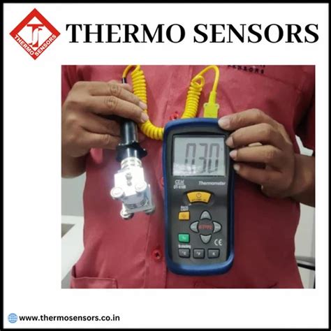 Roller Surface Thermocouple Probe With Type K Input Thermometer 0 To