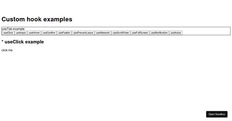 React Hooks Practice Codesandbox