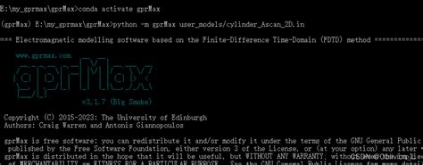 安装gprmax 及gpu加速 Csdn博客