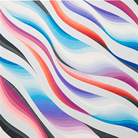Premium Photo Metamorphosis Abstract Wavy Lines In Pastel Colors On White Background