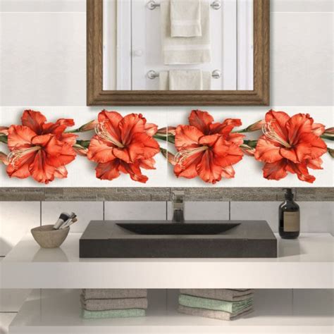 Декоративни стикери за плочки и стени Амарилис Artbox Bg