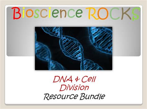 Dna And Cell Division Teaching Resources