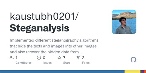 Github Kaustubh0201steganalysis Implemented Different Steganography