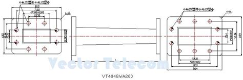 Vector Telecom Vt4048wa180ppc Wr229 To Wr187 Waveguide Transition A Global Supplier Of
