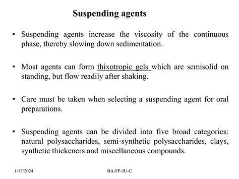 Suspensions Powerpoint Presentation Pptx Ppt