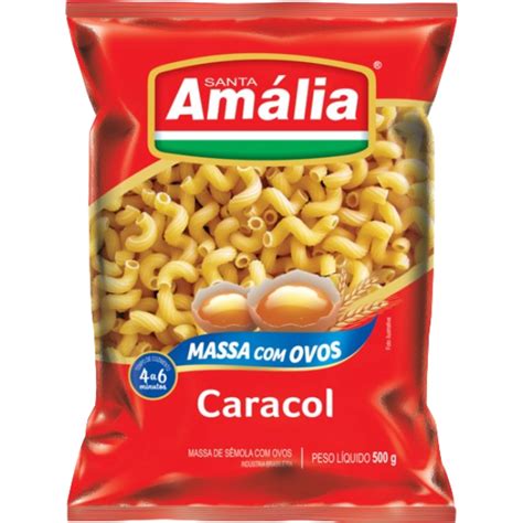 Mac Santa Amalia Caracol Ovos 500g Comercial Esthampa