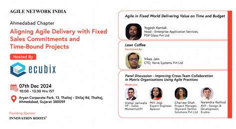 Aligning Agile Delivery With Fixed Sales Commitments And Time Bound Projects Ahmedabad Agile