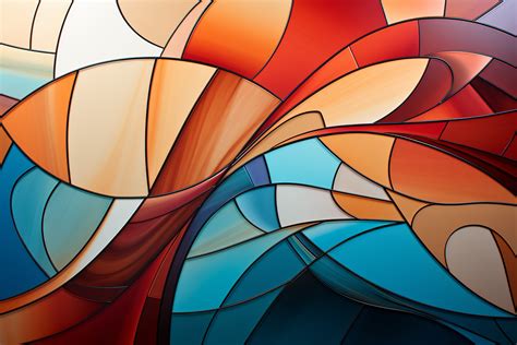Abstract Background Composed Of Curved Graphic By Saydurf Creative Fabrica