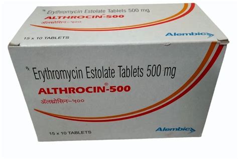 500mg Erythromycin Estolate Tablet At ₹ 1812box In New Delhi Id 2852941227888