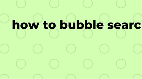 Solved How To Bubble Search Stack Overflow In Python Sourcetrail