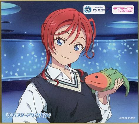 駿河屋 米女メイ 「サンシャイン水族館×ラブライブスーパースター スーパースターアクアリウム 描き下ろしミニ色紙」（紙製品その他）