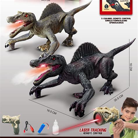 Ant Class Remote Control Dinosaur Toysrc Walking Robotic Dinosaur Toy Wlight Chasing Remote