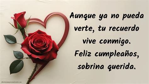 Frases De Cumpleaños Para Mi Sobrina Fallecida