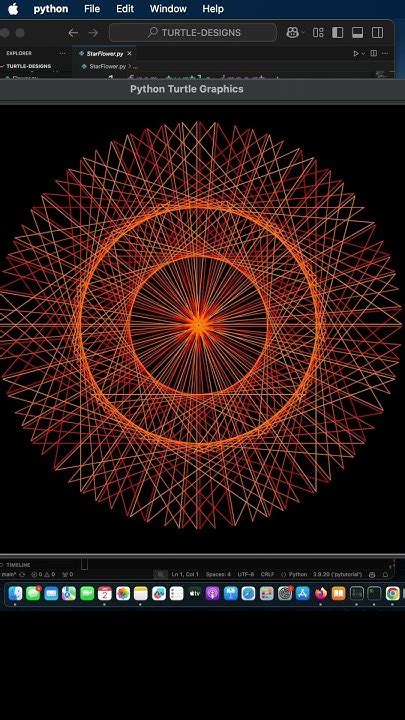 Complicated Triangles Design In Python Youtube