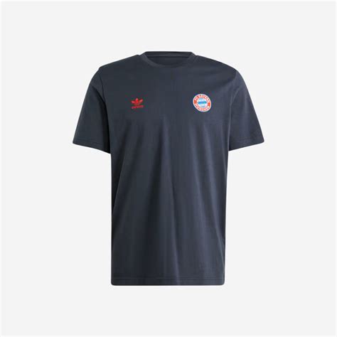아디다스 바이에른 뮌헨 에센셜 트레포일 티셔츠 그레이 레드 Us 사이즈 Adidas Kream