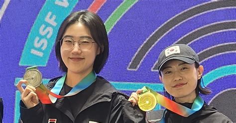 사격 김예지 월드컵 여자 25m 권총서 세계新 세우며 금메달