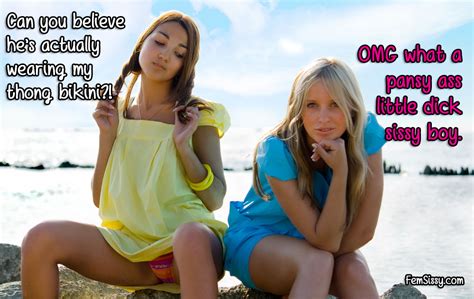 Sissy Thong Bikini Beach Humiliation Freakden