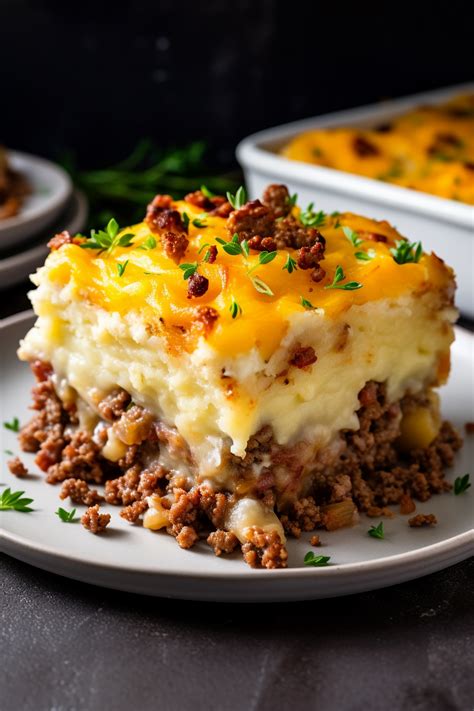 Cheesy Hamburger Potato Casserole That Oven Feelin