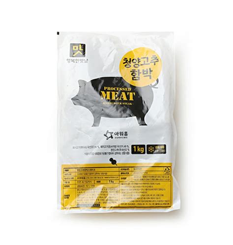 아워홈 청양고추 함박스테이크 1kg 티몬