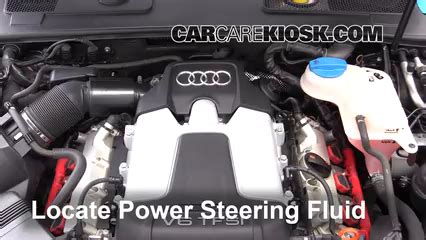Check Power Steering Level Audi A6 Quattro (2005-2011) - 2011 Audi A6 Quattro 3.0L V6 Supercharged
