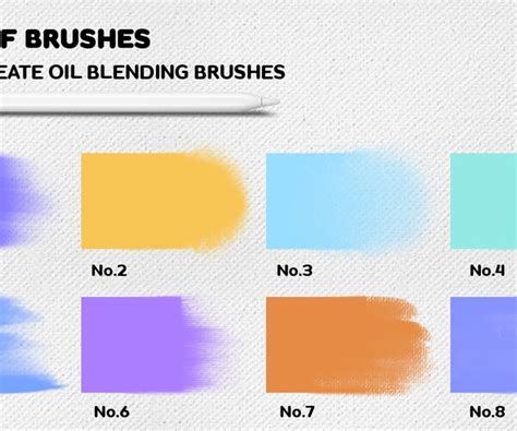 Artstation Procreate Skin Blending Brushes 8 Procreate Oil Blending