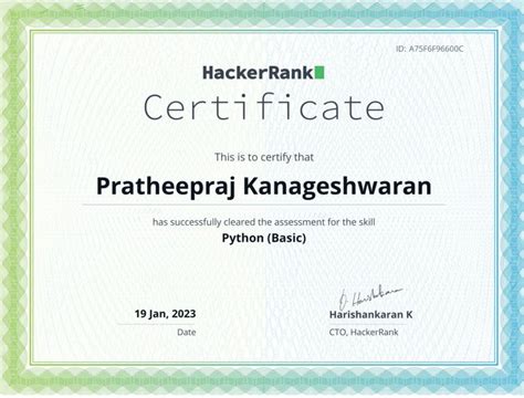 Hackerrank Python Pythonprogramming Pratheep Raj