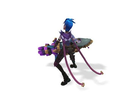 Archivo Stl Arcane Fractured Jinx League Of Legends 3d Print Model 🦸
