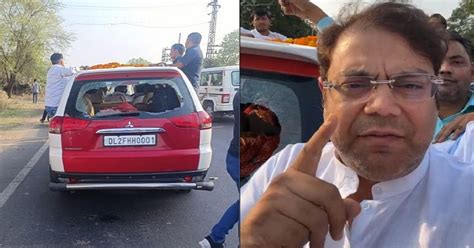 काँग्रेस आमदाराच्या कारवर हल्ला फेसबुक लाईव्हद्वारे दिली माहिती Marathi News Rajasthan