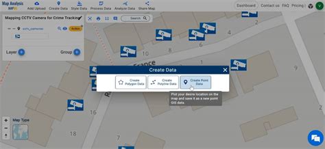 How To Create A Map For Crime Tracking Mapping Cctv Cameras Mapog