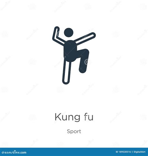 Kung Fu Icon Vector Trendy Flat Kung Fu Icon From Sport Collection